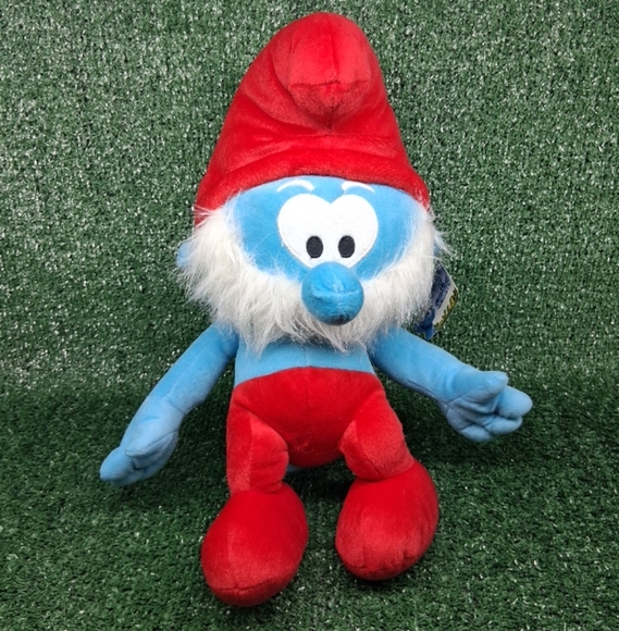 Smurfs | Toys | Papa Smurf Plush Stuffed 21 The Smurfs Movie Kellytoy ...